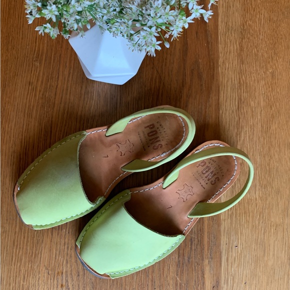 Pons Quintana | Shoes | Pons Avarcas Lime Green Sandals | Poshmark